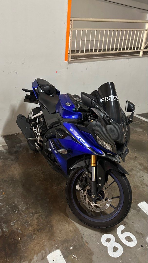 Yamaha R15 YZF-R155 V3, Motorcycles, Motorcycles for Sale, Class 2B on Carousell