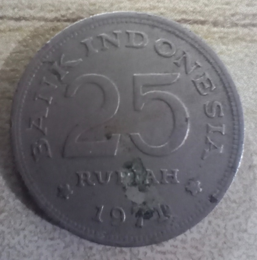 1971 25 Rupiah (Indonesia), Hobbies & Toys, Memorabilia & Collectibles ...