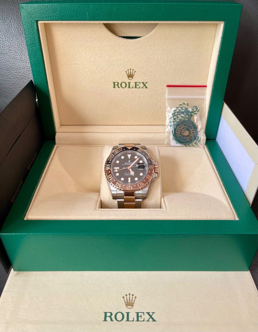 2021 UNPOLISHED Rolex Rootbeer 126711CHNR Rose Gold (FULL RX-8 PROTECTIVE FILM), Luxury, Watches ...