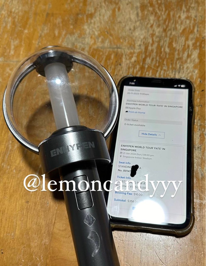 21 JAN PEN A ENHYPEN WORLD TOUR 'FATE' IN SINGAPORE, Tickets & Vouchers, Event Tickets on Carousell