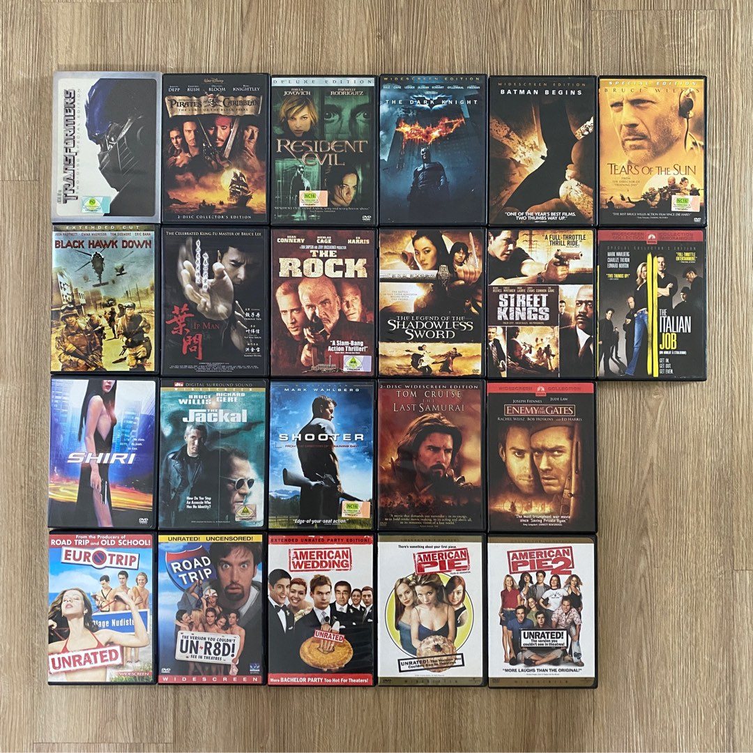 22 DVDs for $20 - Batman, Transformers, Resident Evil, Pirates of the ...