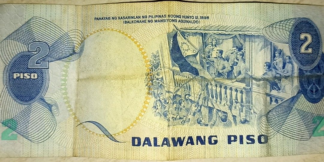2 PESO DR. JOSE RIZAL PAPER BILL & 5 PESO 1982 COIN, Hobbies & Toys ...