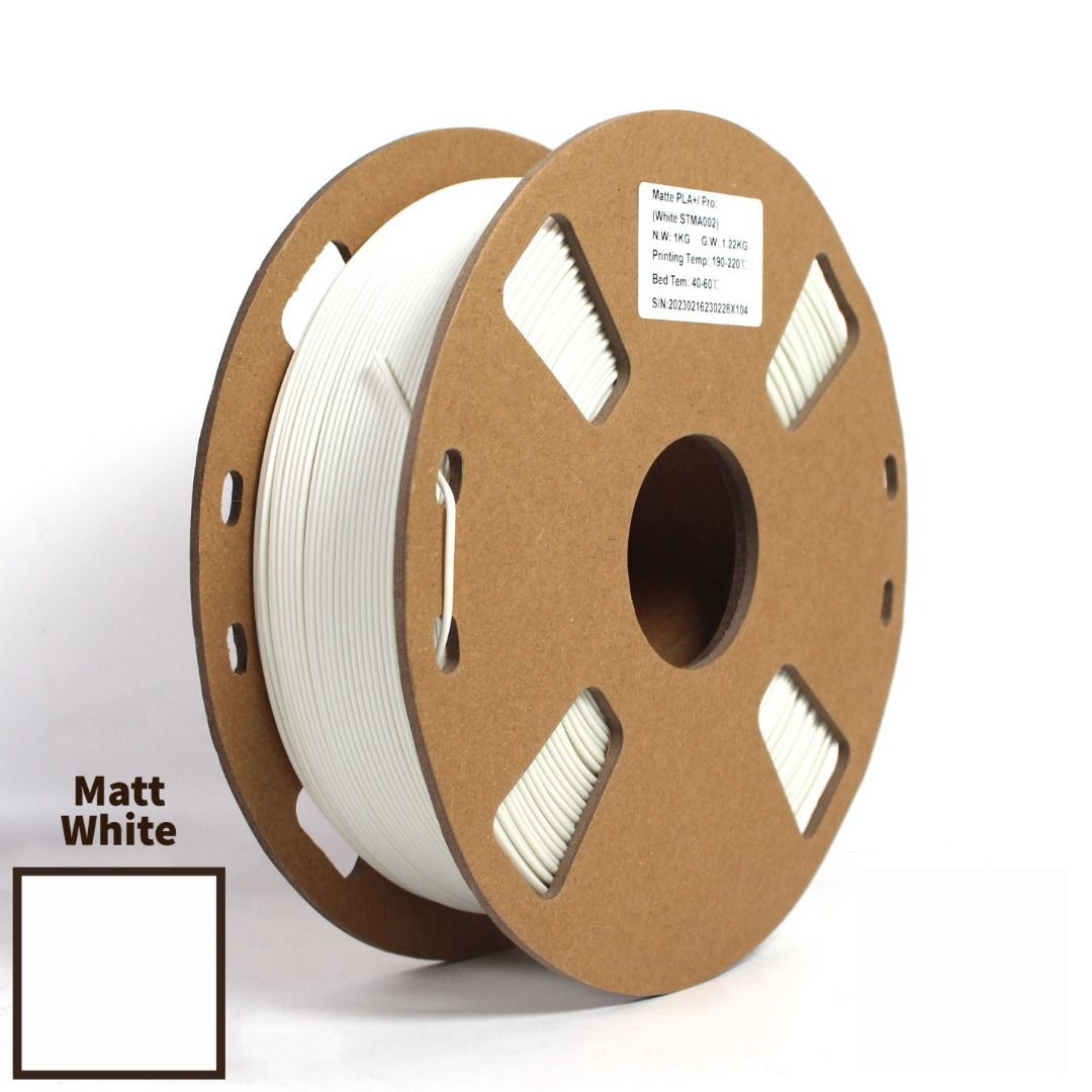 2x1KG PLA+/PRO 1.75mm MATTE - BLACK/WHITE/ICE BLUE/ORANGE/PURPLE ...