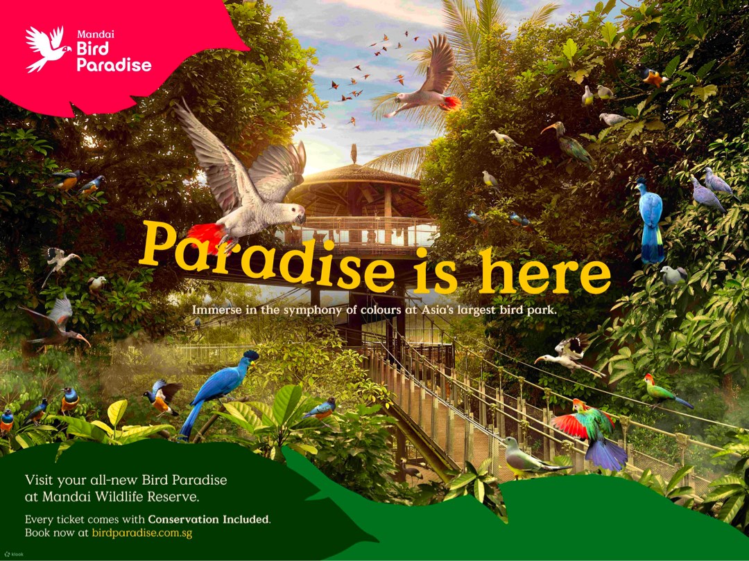 [4 Pax] Bird Paradise Adult Tickets, Tickets & Vouchers, Local ...