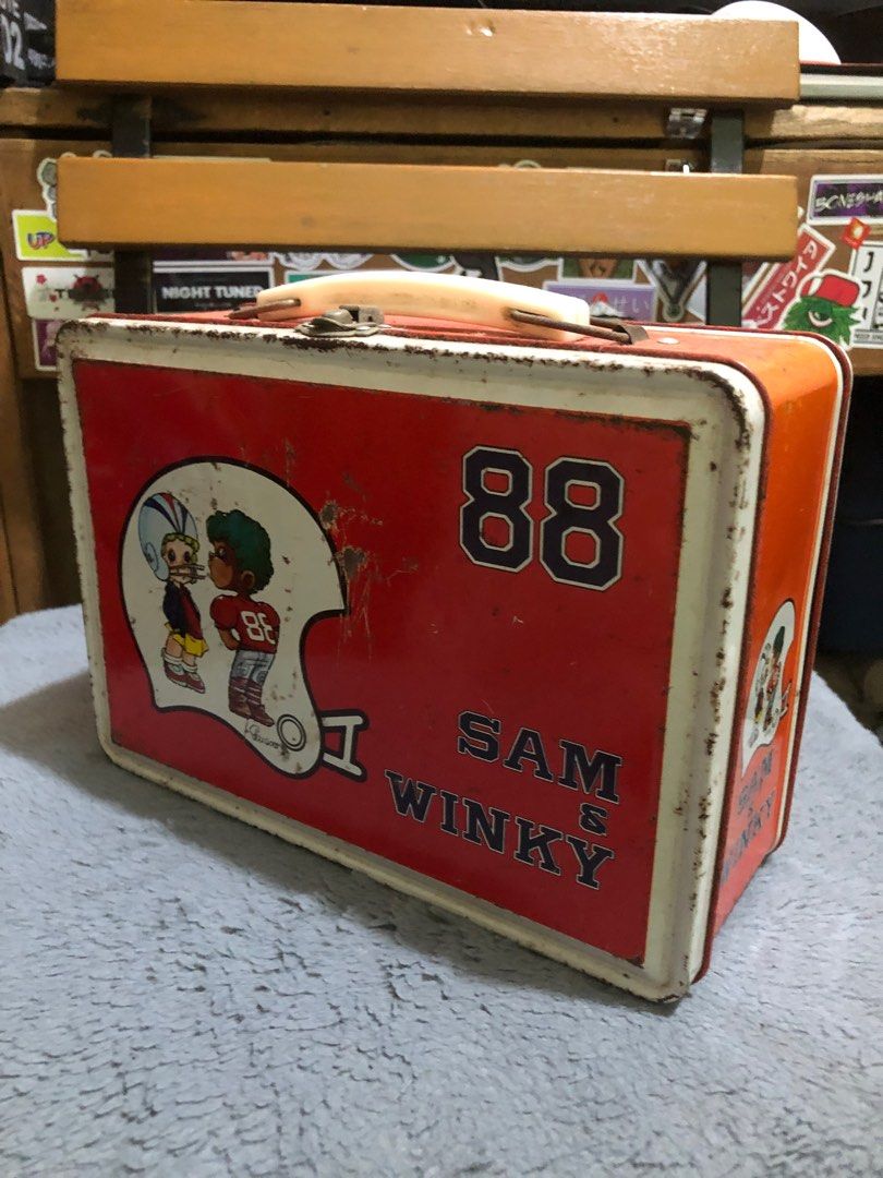 88 Sam and Winky vintage tin lunch box, Hobbies & Toys, Memorabilia ...