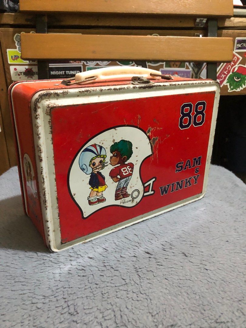 88 Sam and Winky vintage tin lunch box, Hobbies & Toys, Memorabilia ...