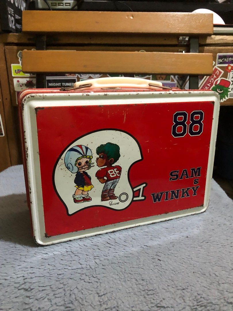 88 Sam and Winky vintage tin lunch box, Hobbies & Toys, Memorabilia ...