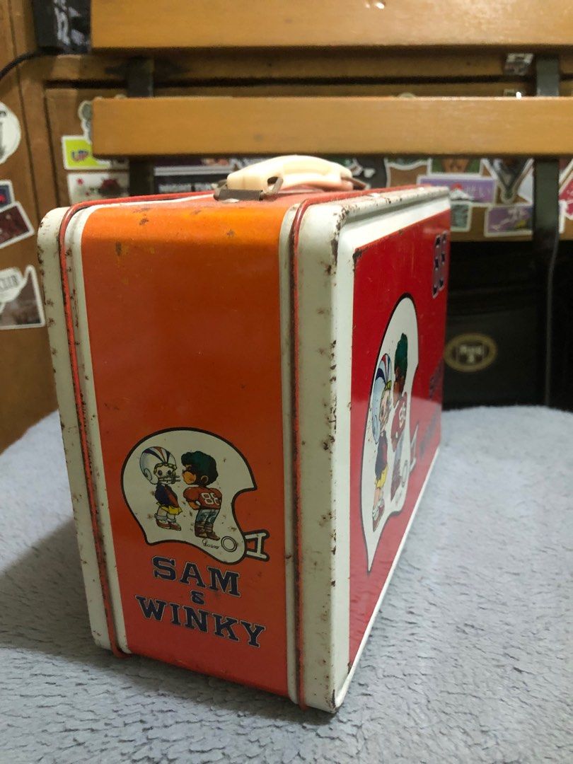 88 Sam and Winky vintage tin lunch box, Hobbies & Toys, Memorabilia ...