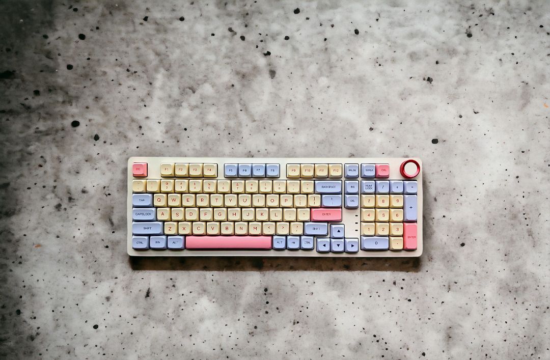 96% Custom Mechanical Keyboard (Marshmallow1401) - Fully Modded Tri ...