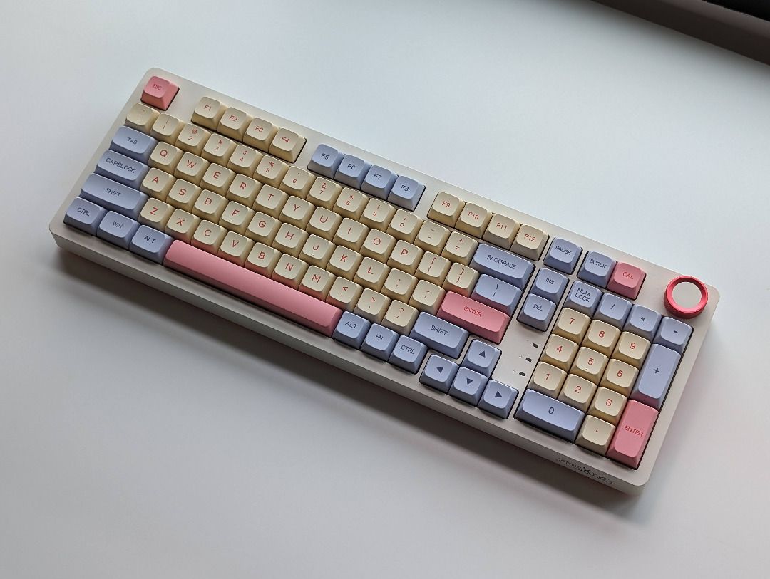 96% Custom Mechanical Keyboard (Marshmallow1401) - Fully Modded Tri ...