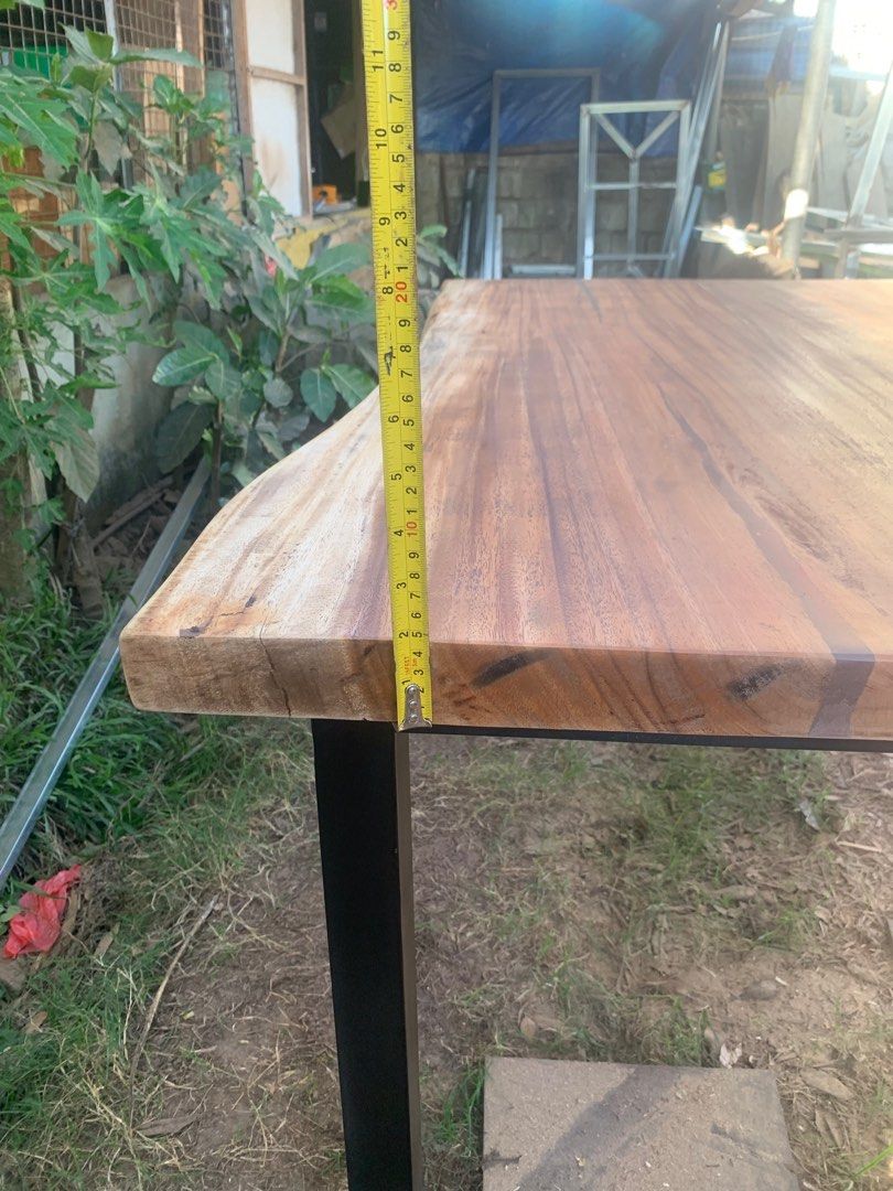 Acacia Dining Table 6 seaters 5x3ft live edge, Furniture & Home Living ...