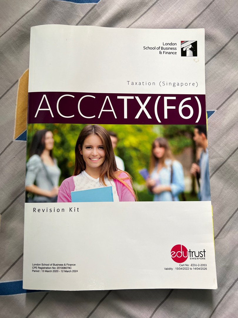 ACCA Taxation F6 2023, Hobbies & Toys, Books & Magazines, Textbooks on ...