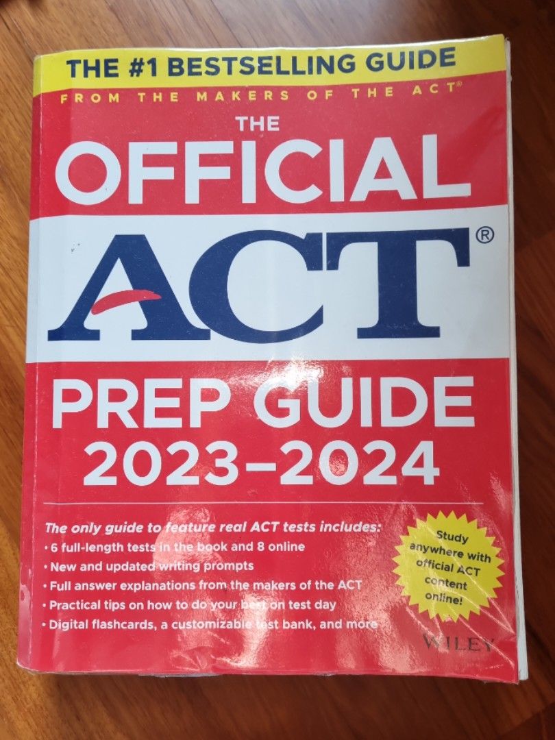 ACT OFFICIALPREP GUIDE 2023-2024, Hobbies & Toys, Books & Magazines ...