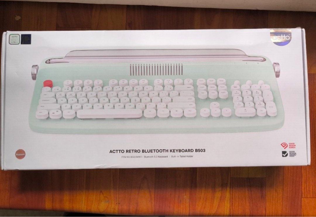 Actto Retro Bluetooth Keyboard, Computers & Tech, Parts & Accessories, Computer Keyboard on ...