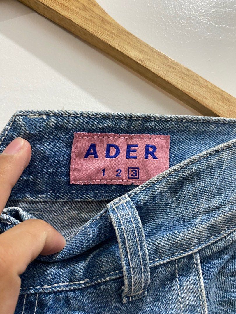 Ader Error Highwaist Denim Sexy Short Womens Fashion Bottoms Shorts On Carousell