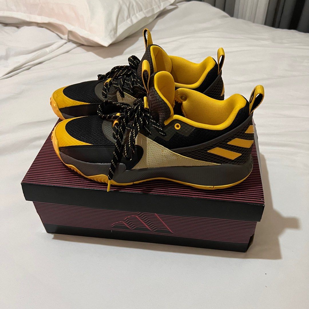 Adidas Dame Certified EXTPLY 2.0 Black/Yellow Basketball Shoes US 10 ...