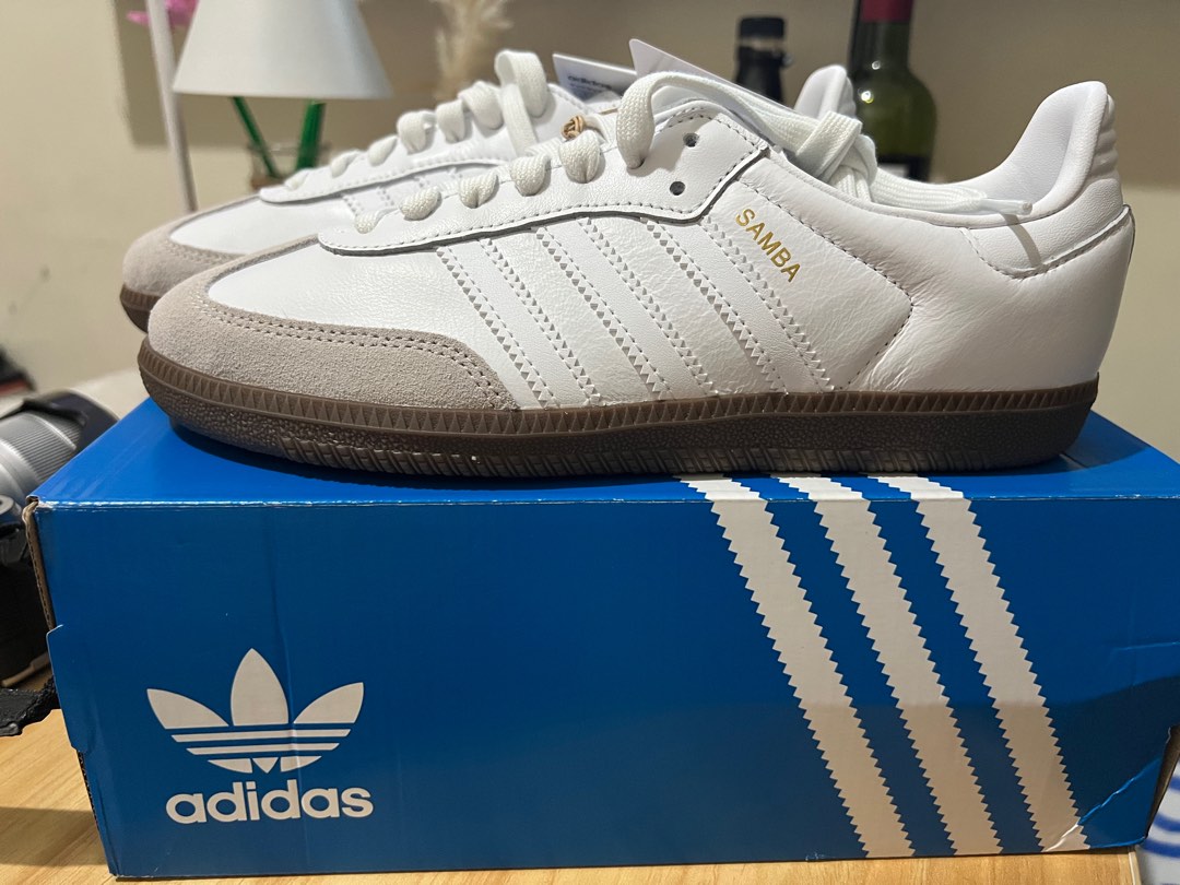Adidas Samba OG All White, Men's Fashion, Footwear, Sneakers on Carousell