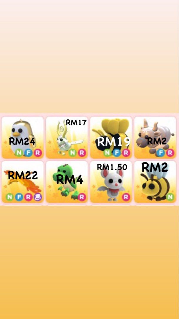 adopt me pets , nfr , fr , r , n ! roblox cheapp, Video Gaming, Gaming ...