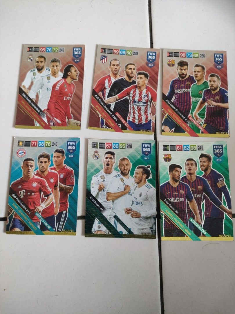 Adrenaline trio cards Match Attax, Hobbies & Toys, Toys & Games on ...