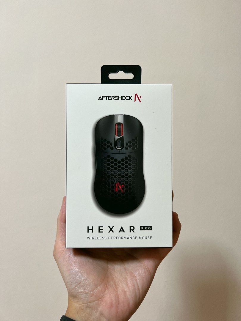 Aftershock Hexar Pro Gaming Mouse (Wireless) - Black, Computers & Tech ...