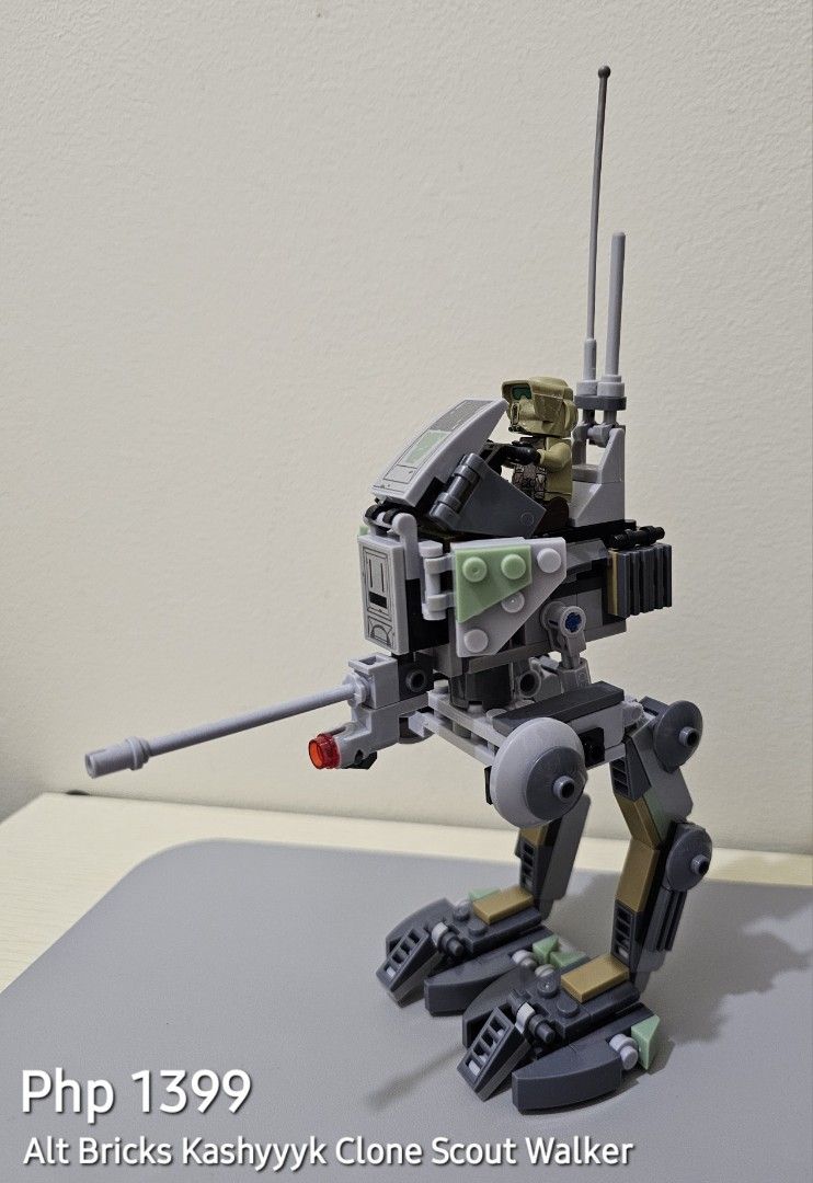 Alt Bricks Kashyyyk Clone Scout Walker, Hobbies & Toys, Toys & Games on ...