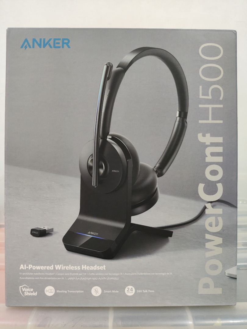ANKER PowerConf H500 AI-Powered Wireless Bluetooth Stereo Headset ...