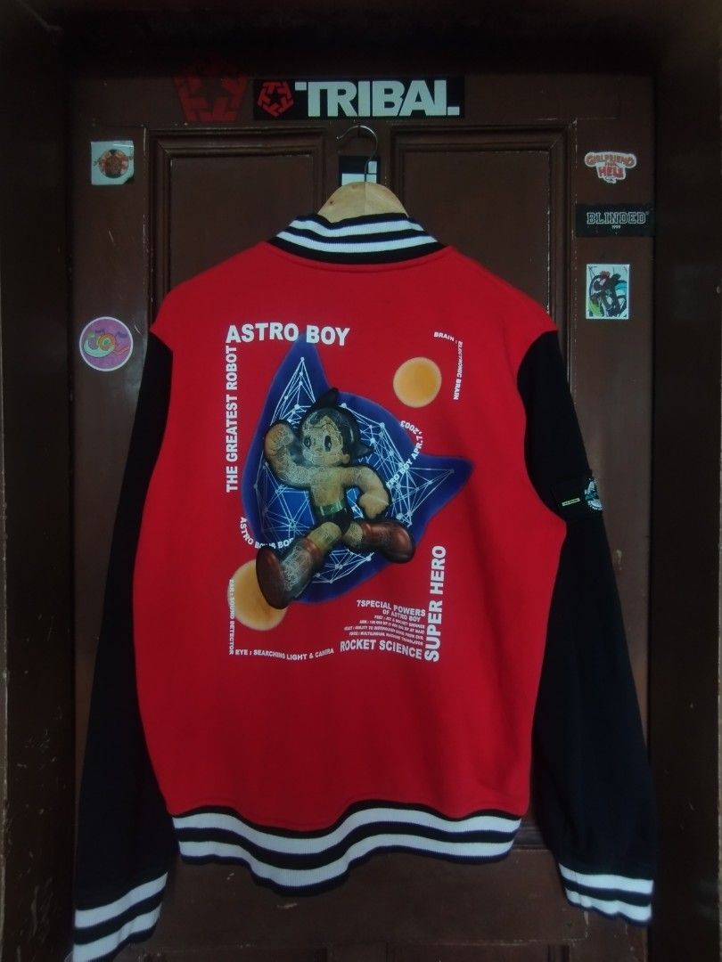 Astro Boy Varsity Jacket, Men's Fashion, Coats, Jackets and Outerwear ...