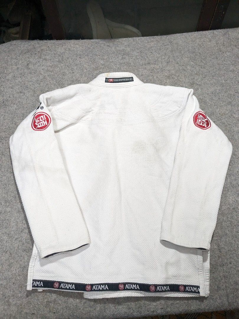 ATAMA Mundial Model Gi Top Only Brazillian Jiu Jutsu White BJJ Size JR ...