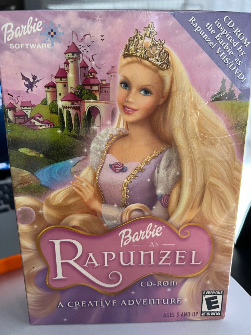 Barbie RAPUNZEL CD-ROM, Hobbies & Toys, Music & Media, CDs & DVDs on ...