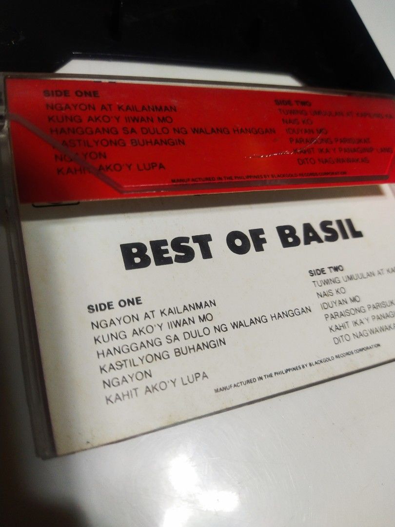 "BASIL VALDEZ"/Best of Basil album/audio cassette tape/1977/Rare find ...