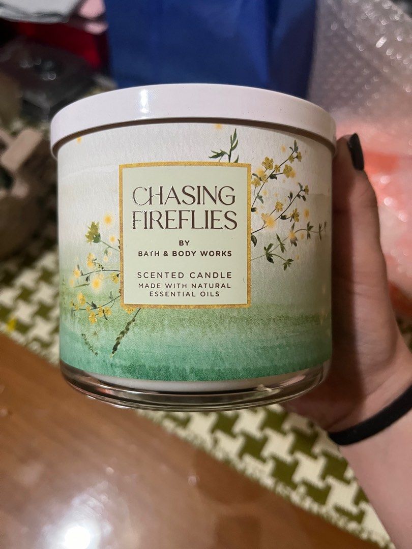 bbw chasing fireflies, Furniture & Home Living, Home Fragrance on Carousell