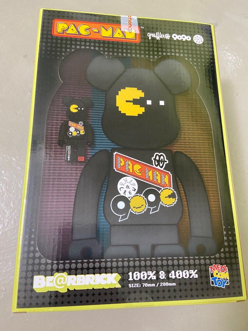 Bearbrick pacman, Hobbies & Toys, Toys & Games on Carousell
