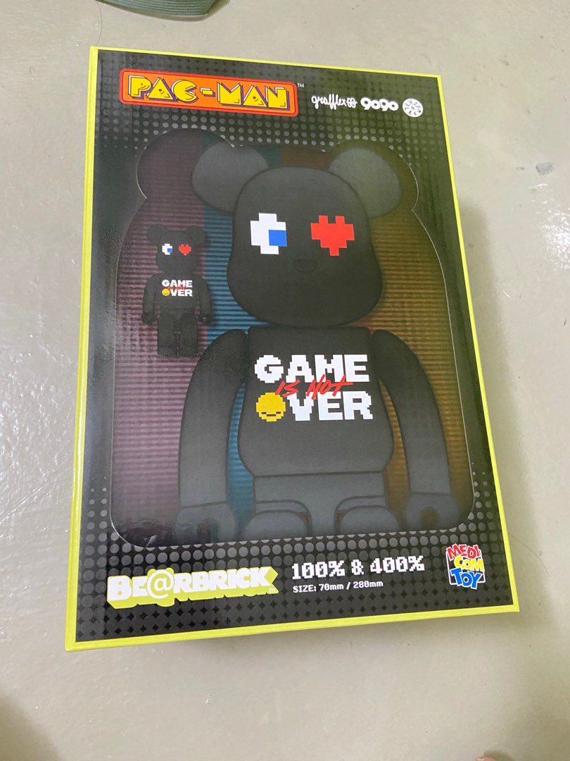 Bearbrick pacman, Hobbies & Toys, Toys & Games on Carousell