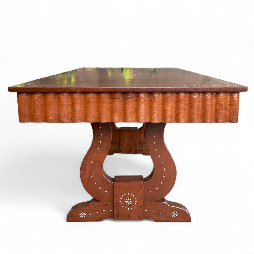 BEAUTIFUL DINING TABLE- 1 PIECE TOP- SOLID NARRA, Furniture & Home ...