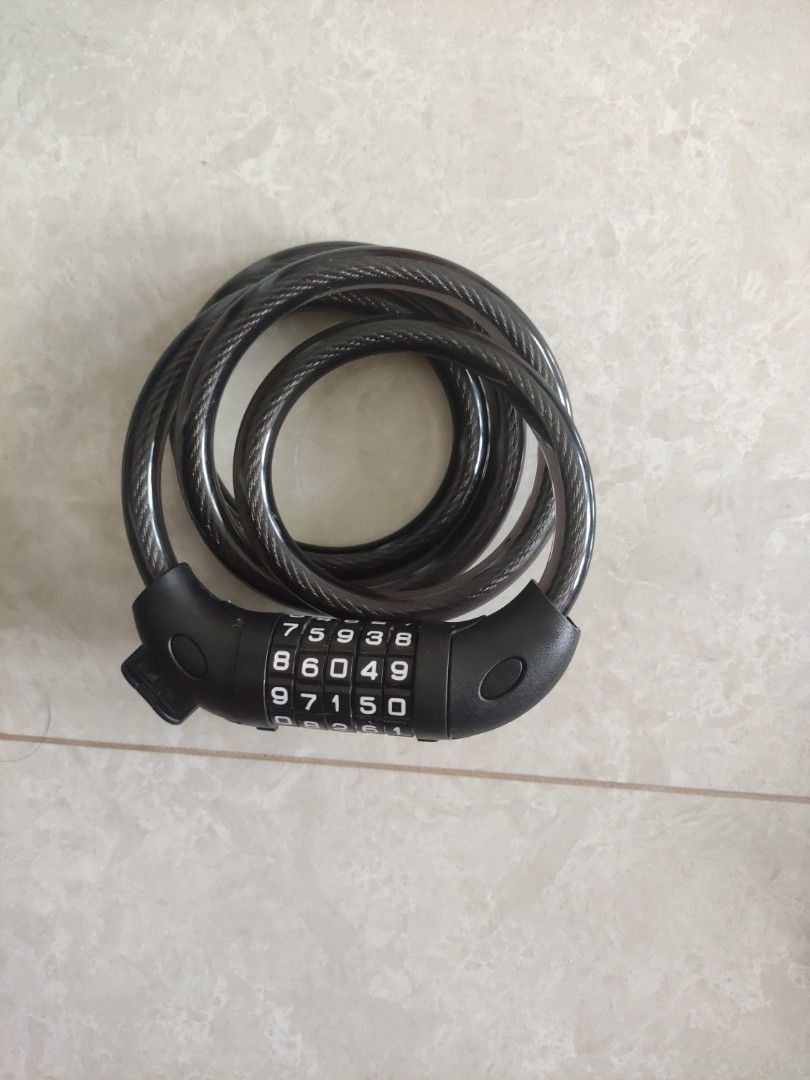 Bicycle number lock, Sports Equipment, Bicycles & Parts, Parts ...