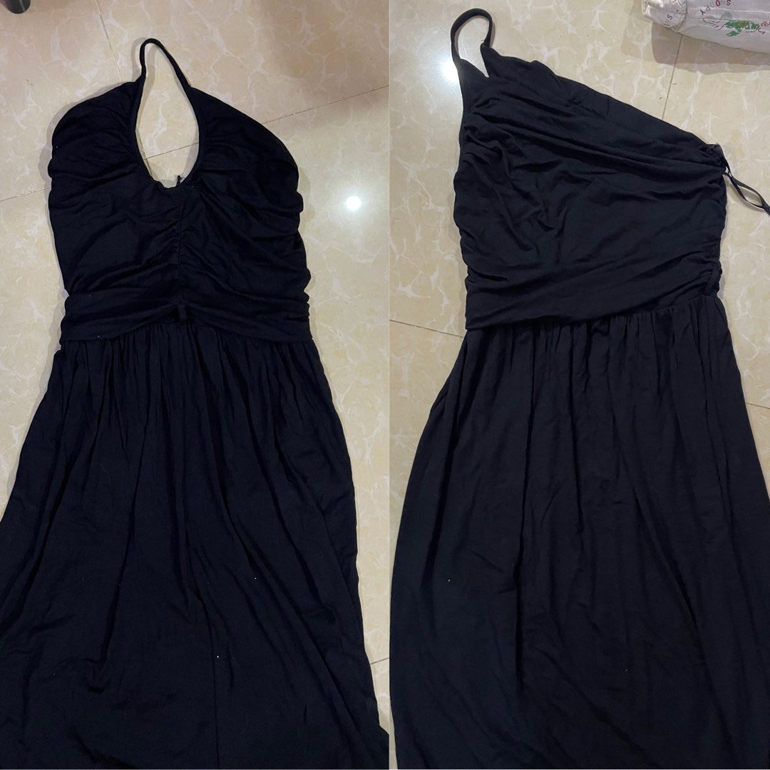 Black two way dress, Women's Fashion, Dresses & Sets, Dresses on Carousell