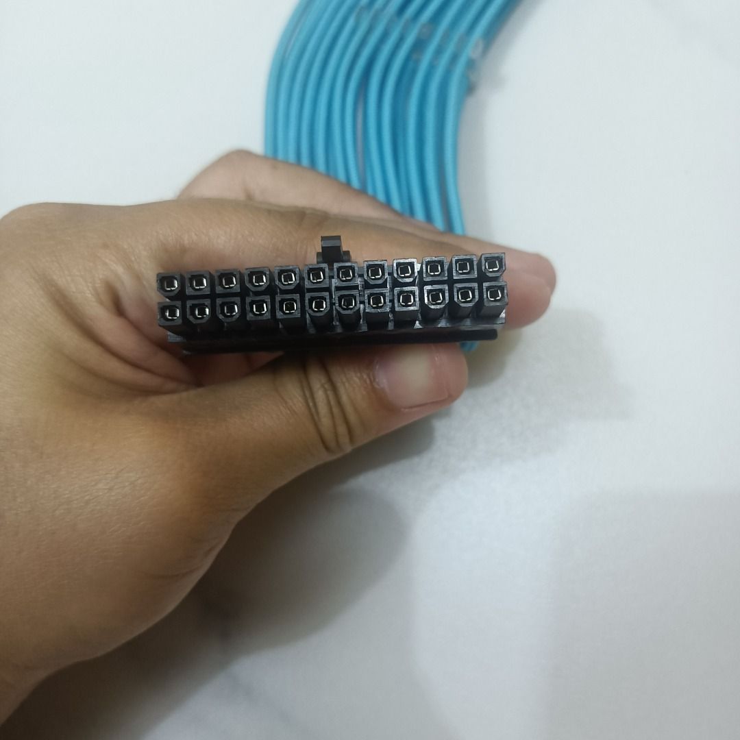 Blue PSU GPU Power Supply Extension Sleeve Cables, Computers & Tech ...