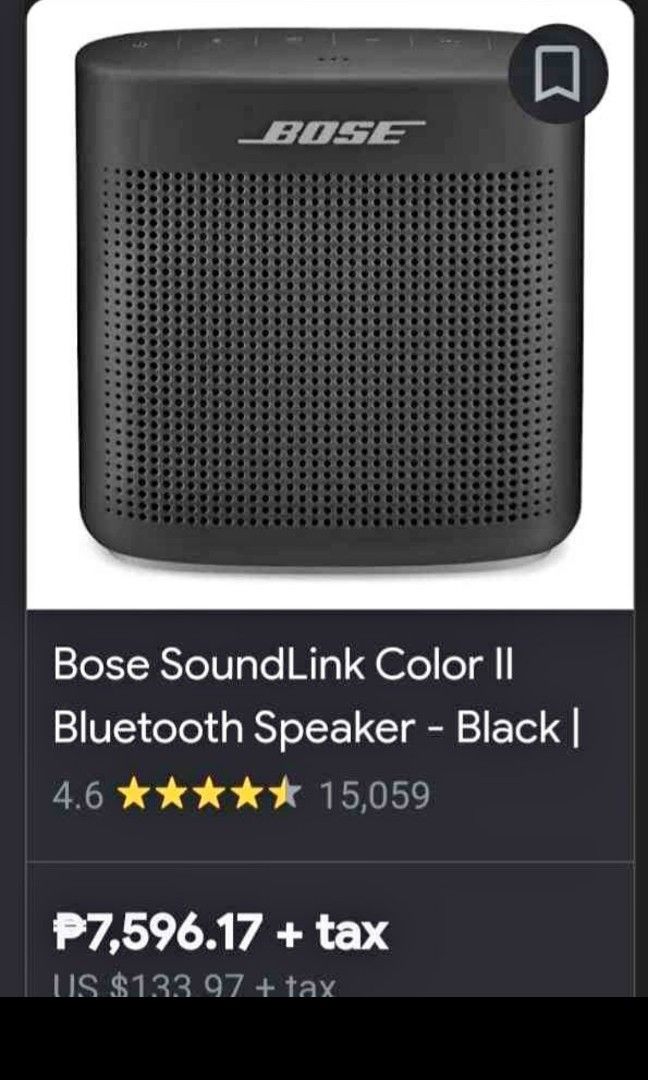 BOSE SOUNDLINK COLOR II, Audio, Soundbars, Speakers & Amplifiers on ...