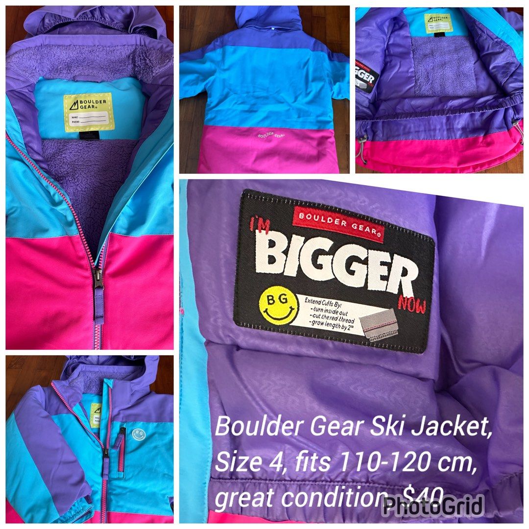 Boulder Gear Ski Jacket and other ski items, Babies & Kids, Babies & Kids Fashion on Carousell