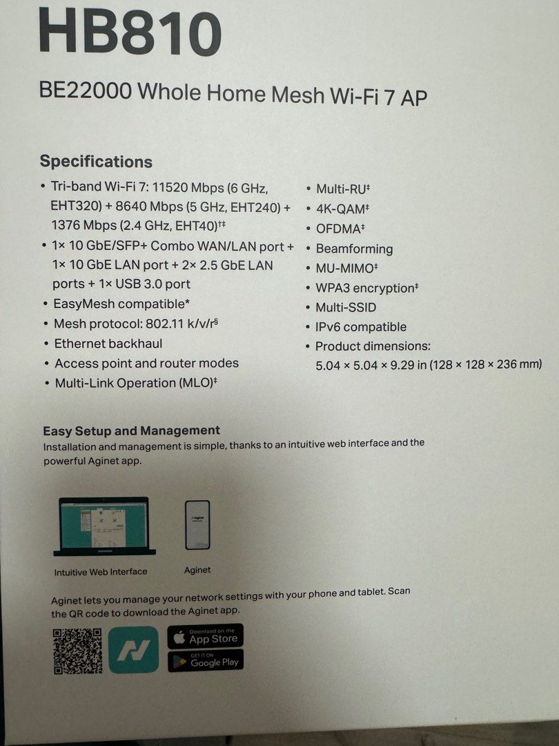 Brand New Tp Link Aginet Wifi Router Computers Tech Parts Accessories Networking On