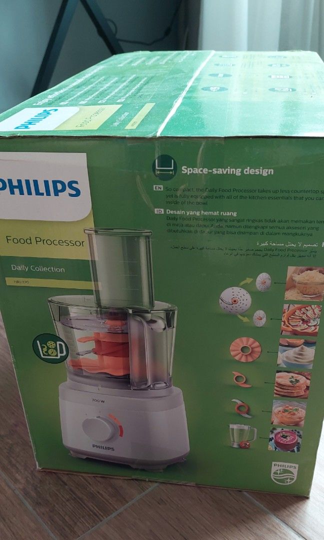 Brand new Philips Food Processor Daily Collection HR7320, TV & Home ...