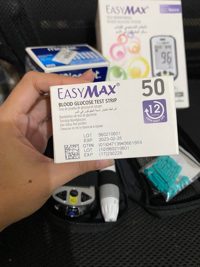 Brandnew EasyMax Self Monitoring Blood Glucose System Set, Health ...