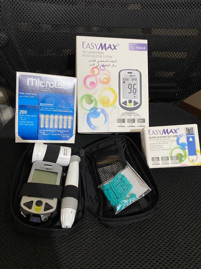Brandnew EasyMax Self Monitoring Blood Glucose System Set, Health ...