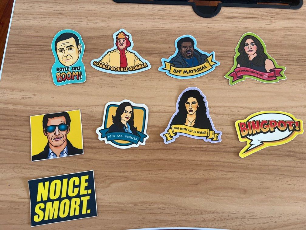 Brooklyn 99 Stickers Fandom Feels Ph, Hobbies & Toys, Memorabilia ...