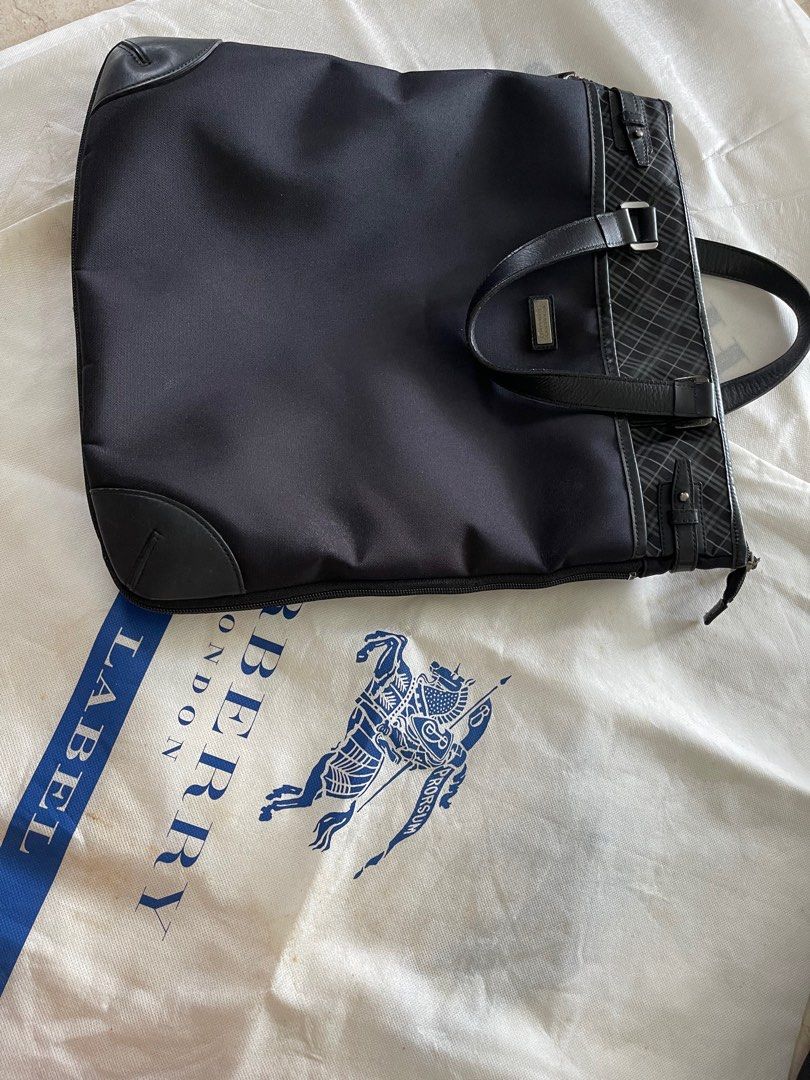 Burberry Black Label Japan Work Bag, Luxury, Bags & Wallets on Carousell