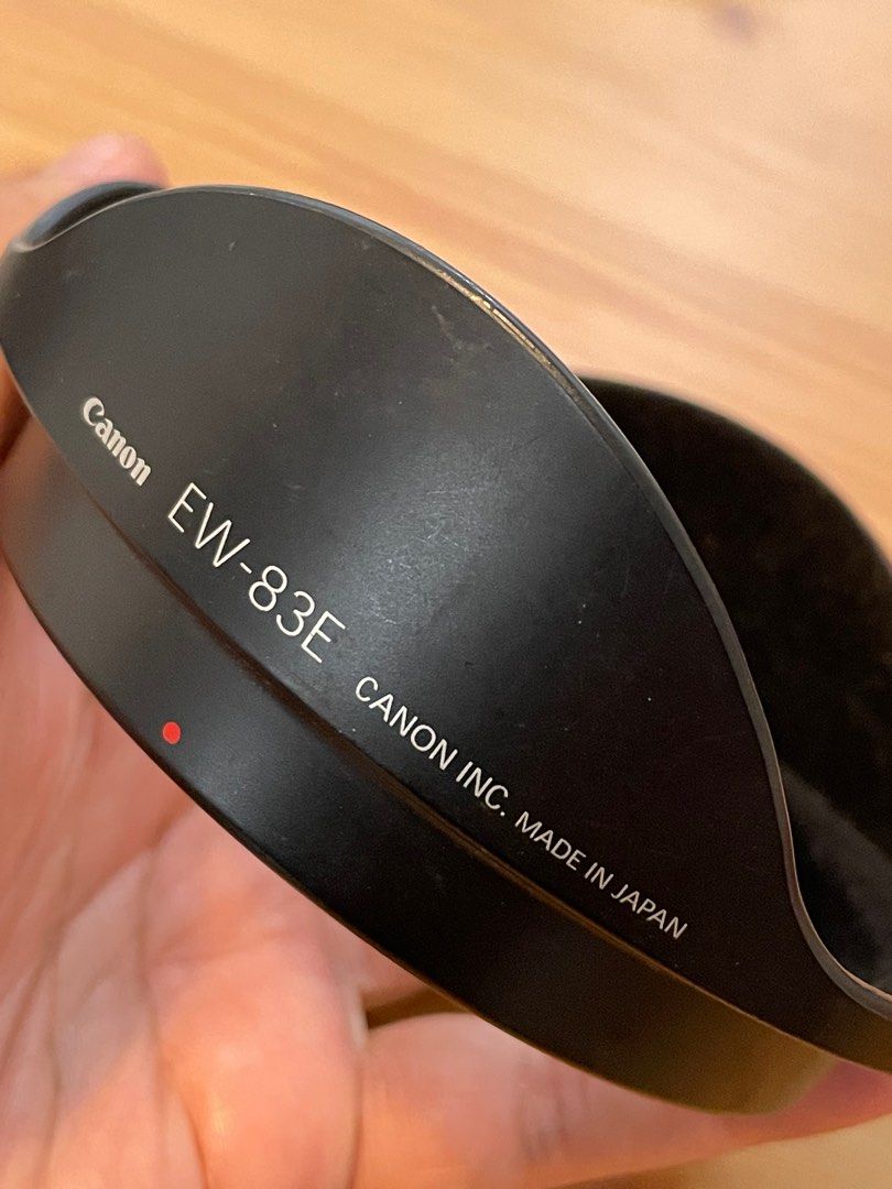 Canon EW-83E lens hood original japan with velvet fabric inside ...