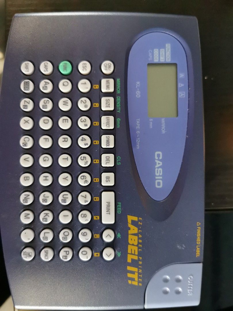 Casio Ez Label Printer, Computers & Tech, Printers, Scanners & Copiers ...