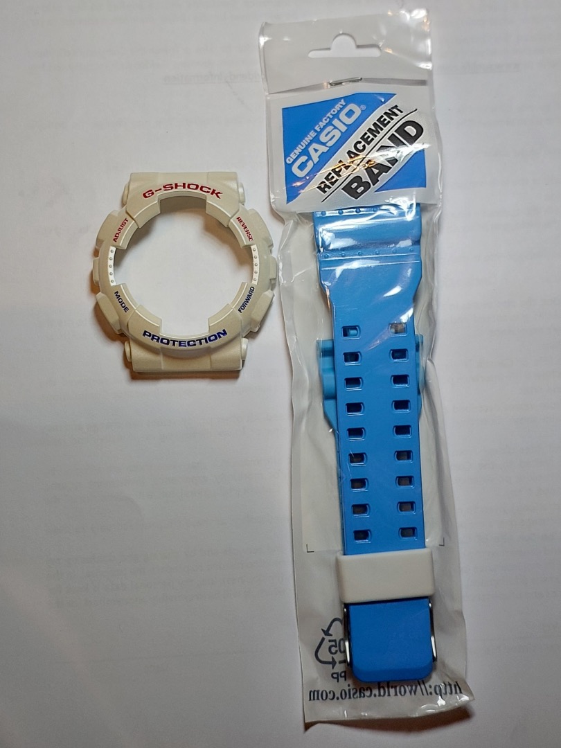 Casio G-Shock Genuine GA-110AC-7 Band/Strap and Bezel Brand New, Men's ...