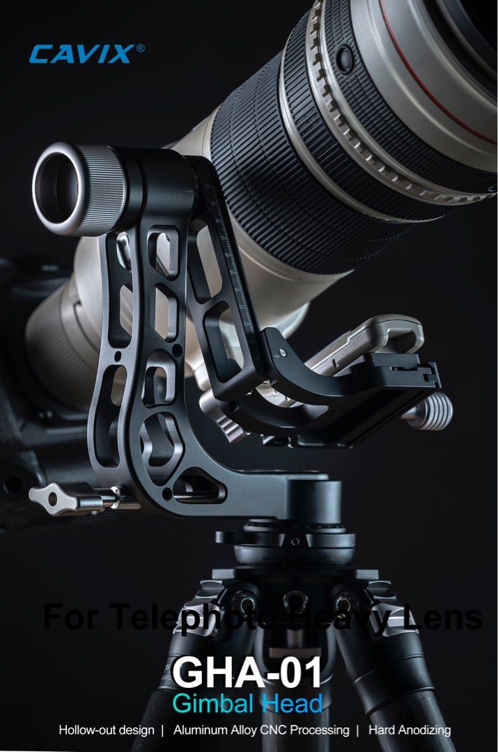 CAVIX GHA-01 Gimbal Head, Photography, Photography Accessories, Gimbals & Stabilisers on Carousell