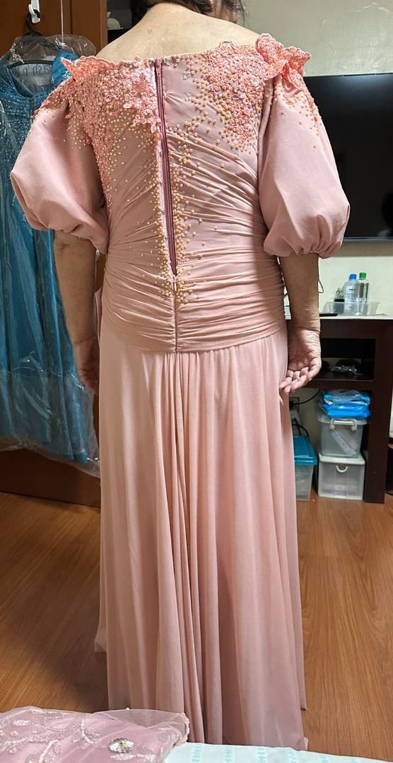 Cecilio Abad Gown Never worn on ocassion, Women's Fashion, Dresses ...